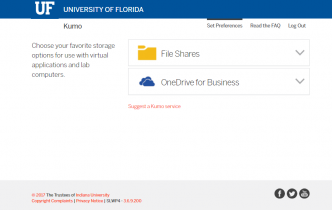 How do I start using Kumo? » Apps » University of Florida