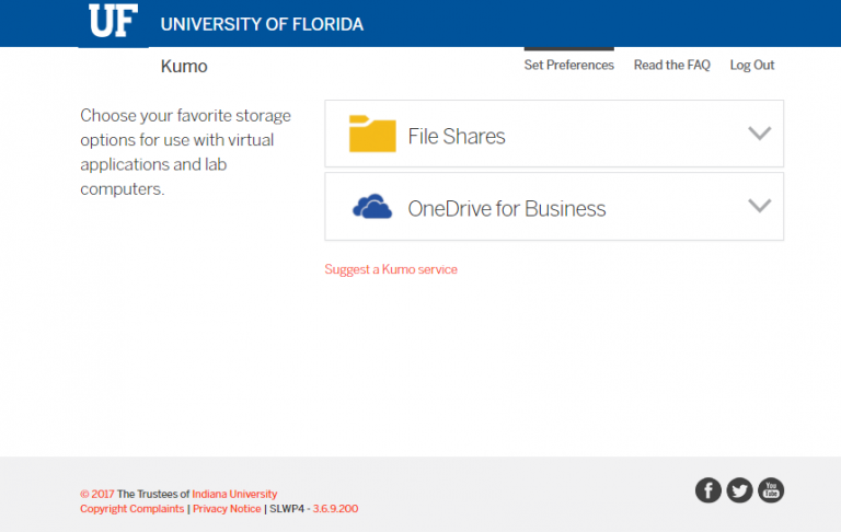 How do I start using Kumo? » Apps » University of Florida